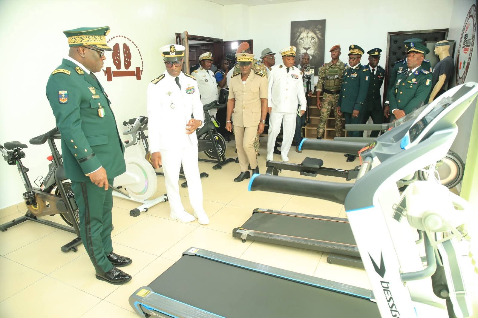 Côte d’Ivoire-AIP/ L’École de guerre de Zambakro inaugure une salle de sport moderne pour sa ...