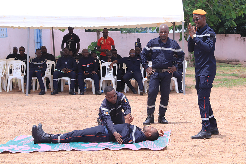 Côte d’Ivoire – AIP/ JMPC 2025 : les sapeurs pompiers civils de Bouaflé ...
